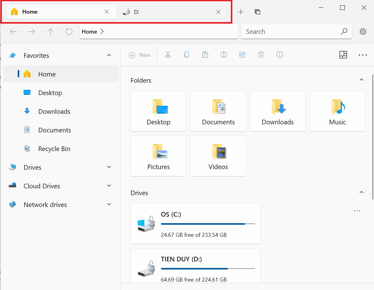 Hướng dẫn tính năng Tab cho Explorer để quản lý File, Folder - VniTeach ...