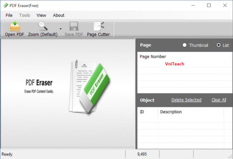 PDF Eraser – Phần mềm xóa/ thêm văn bản, hình ảnh trong tệp PDF ...