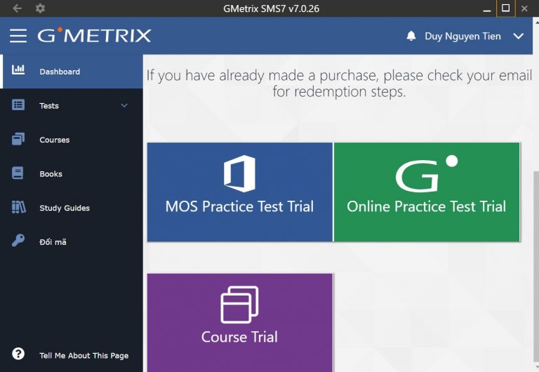 Hướng dẫn cài đặt và đăng ký tài khoản GMETRIX - VniTeach - Giáo viên 4.0