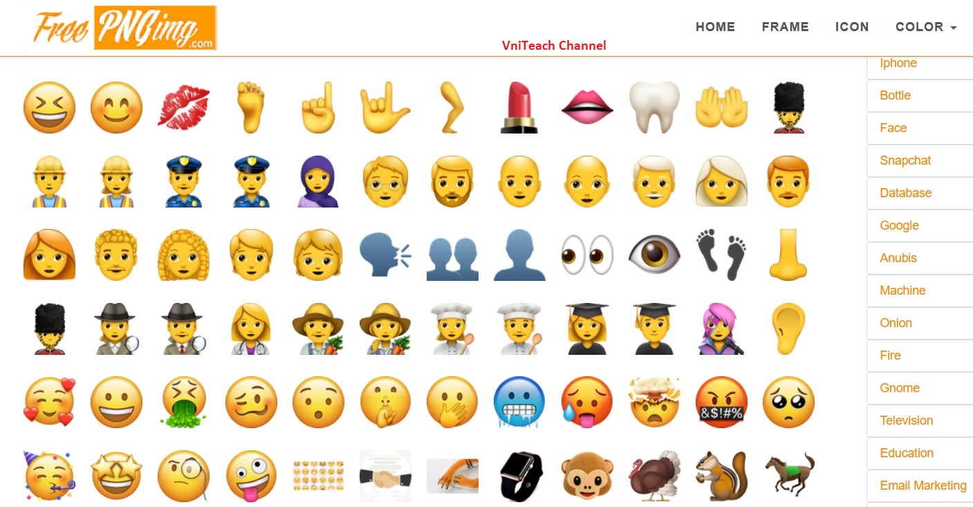 FreePNGimg – Tải icon, ảnh không nền PNG miễn phí - VniTeach - Giáo ...
