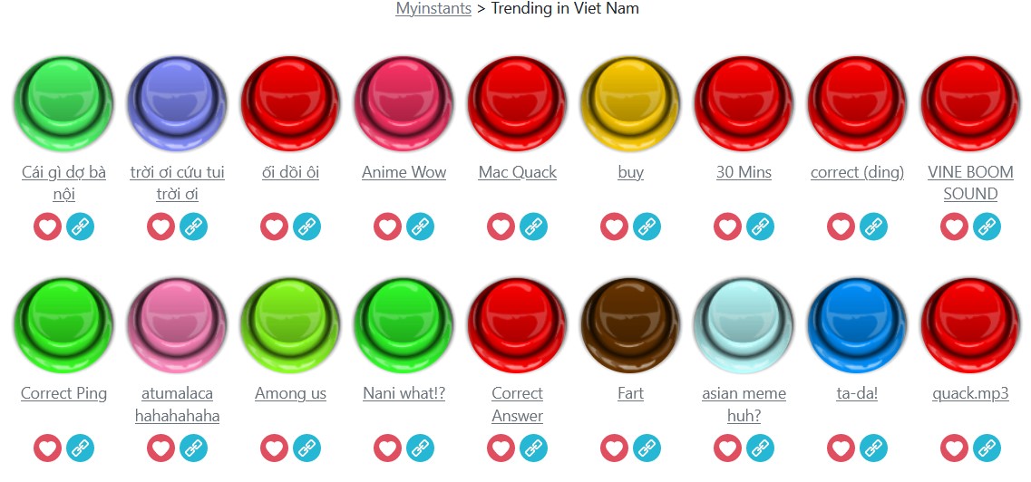 Thư viện hiệu ứng âm thanh với MyInstants - VniTeach - Giáo viên 4.0
