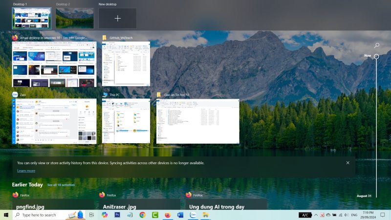 Cách sử dụng Virtual Desktop trên hệ điều hành Windows - VniTeach ...